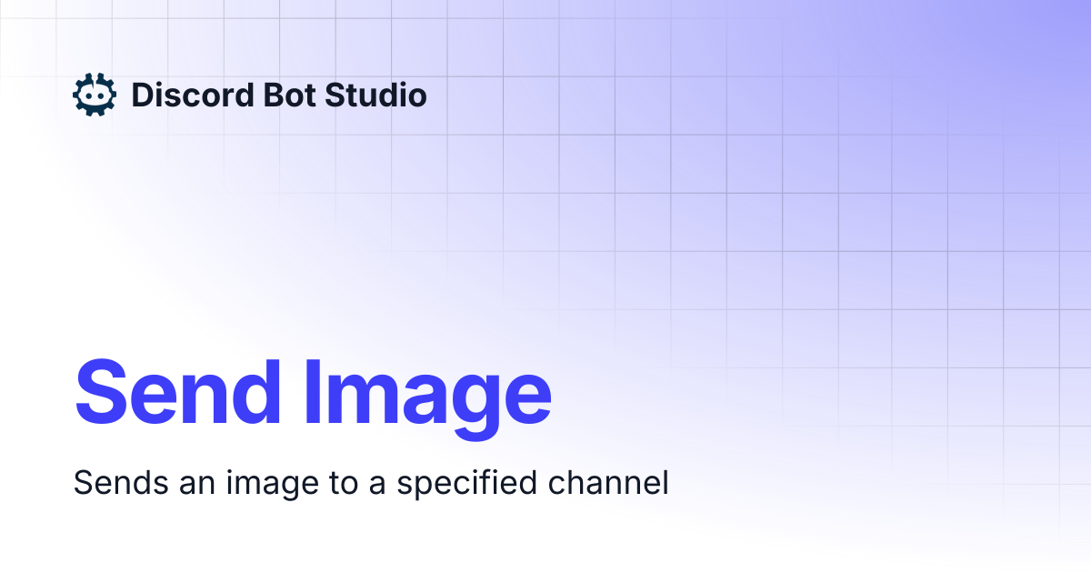 Send Image | Discord Bot Studio
